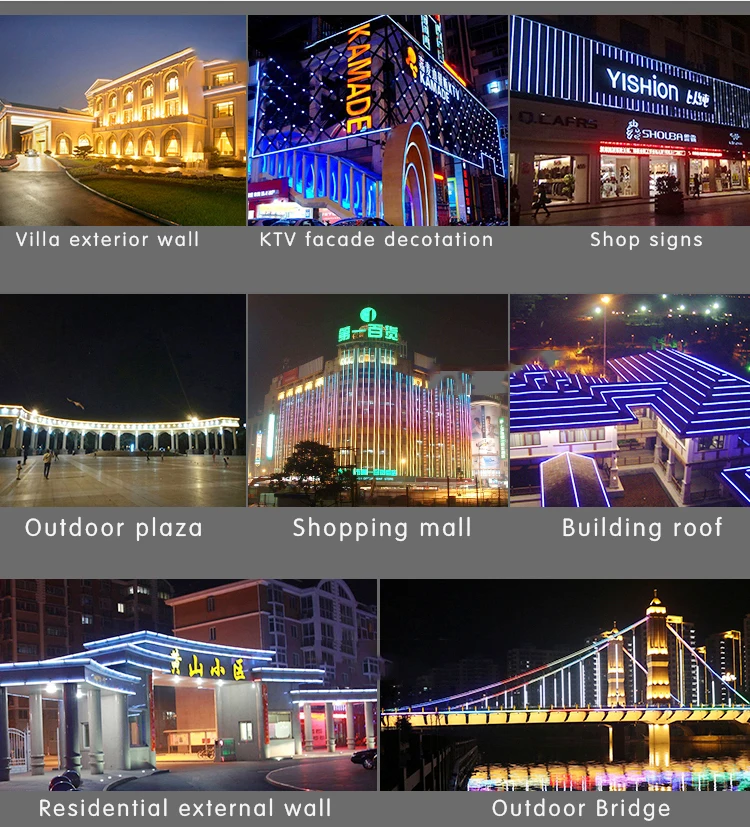 Led Linear Lighting Fixture Waterproof 24V LED Tube Ip67 DMX RGB