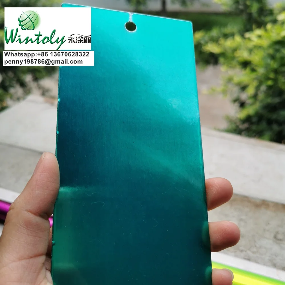 Wintoly Transparent Cyan Candy Color Powder Coating For Car Wheel - Buy ...