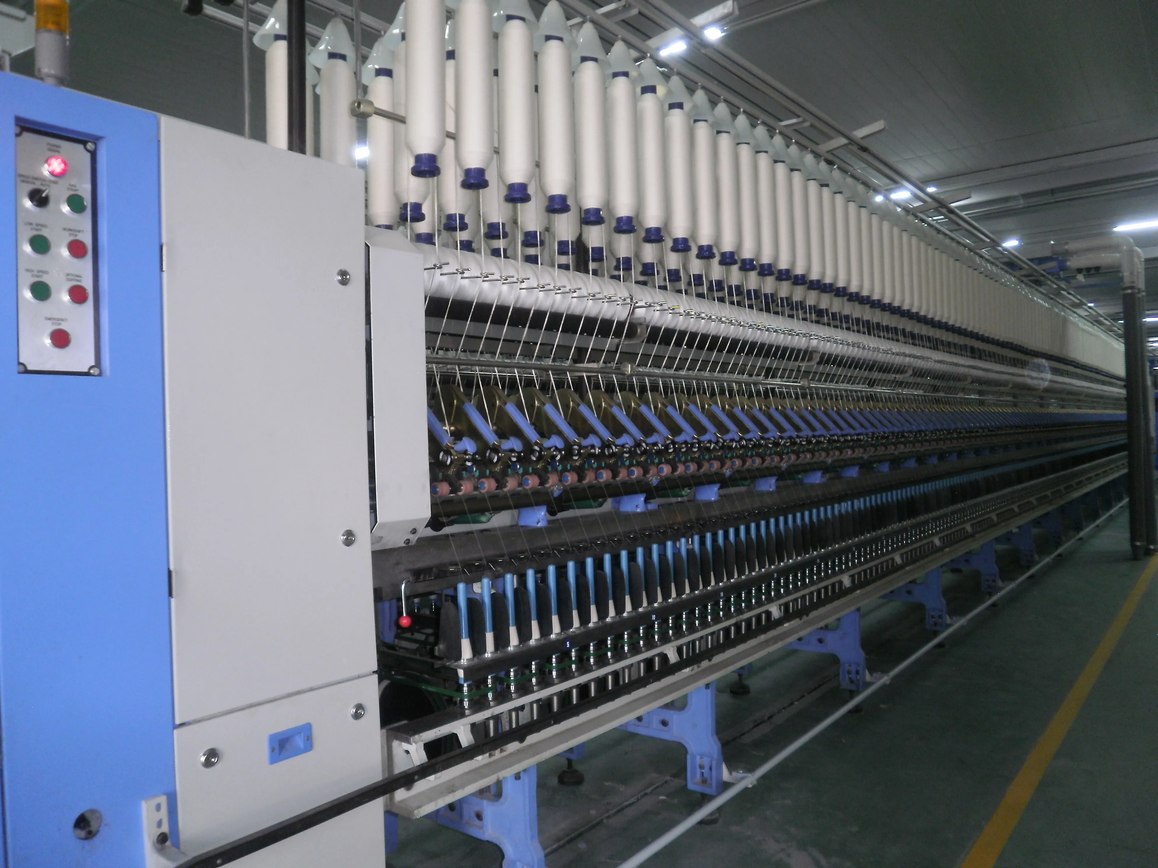 New Easy-To-Operate Double-Filament Core-Spun Yarn Device Zinser ...