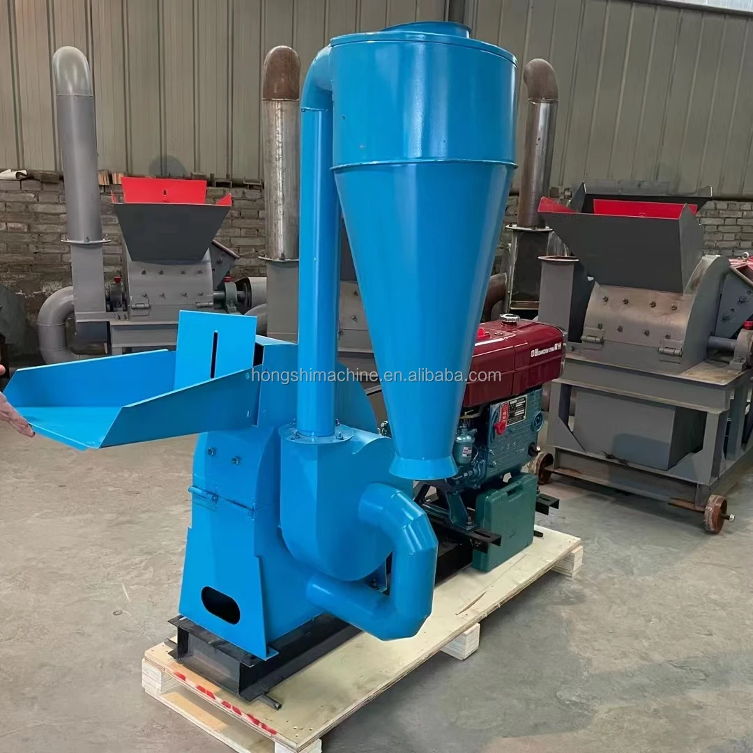 Hot Sale Diesel Engine Corn Maize Hammer Mill Grinder /Grain Grinding ...