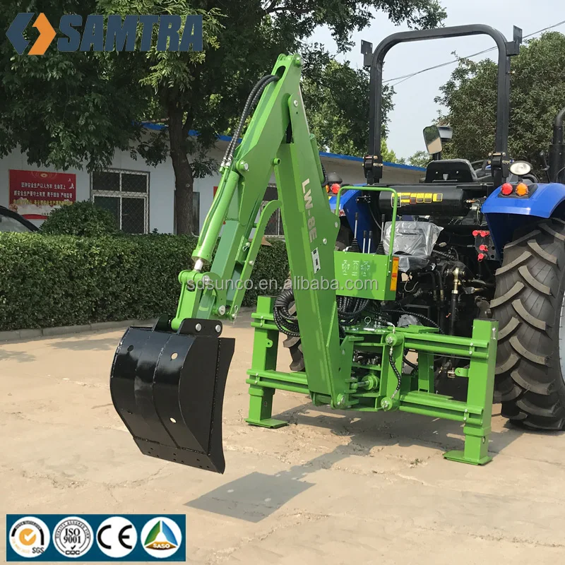 PTO Driven 3 Point Backhoe Excavator for Tractors - Customizable OEM