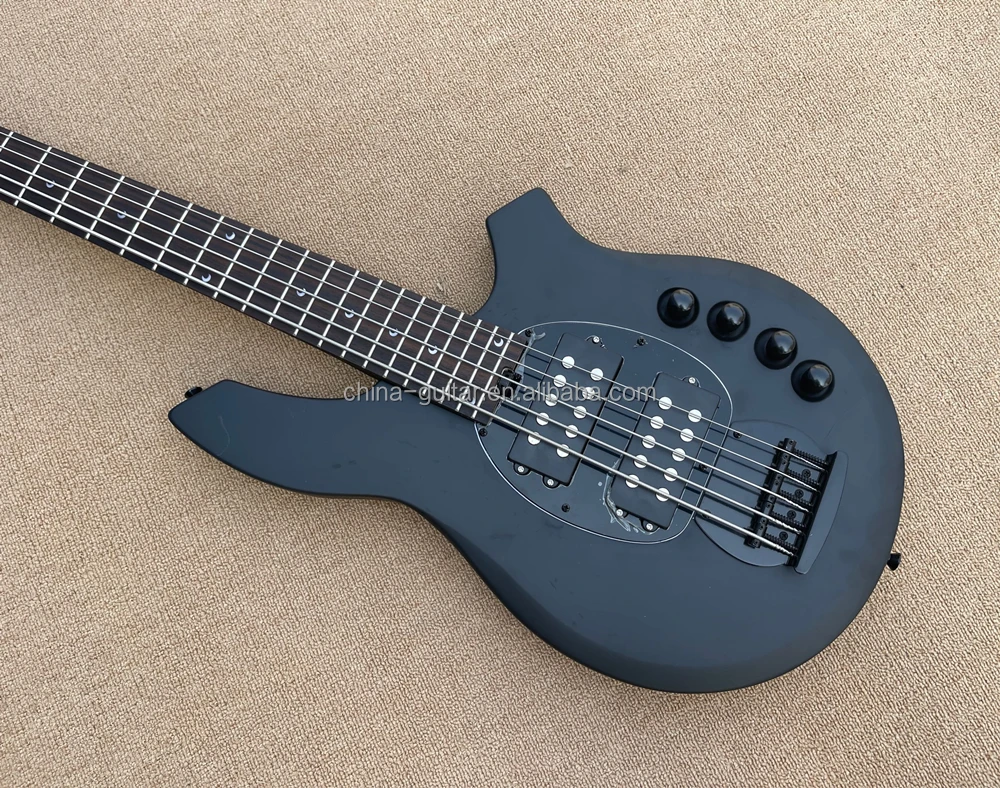 Huiyuan Factory Wholesale 4 String 24 Fret Connected Body 5 String ...