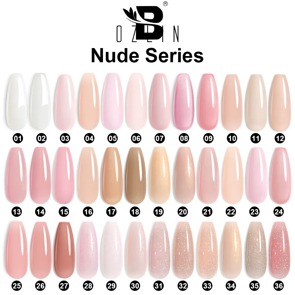 BOZLIN 6pcs 36 Colors Gel Nail Polish Oem Wholesale Uv LED Gel Polish ...