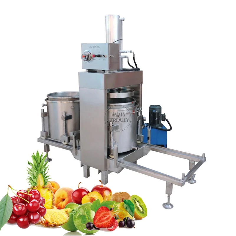 Commercial Hydraulic Juice Press Machine Vegetable Fruit Cold Press ...