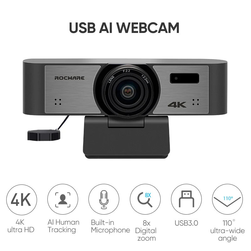 Vhd True 4k Full Hd Live Streaming Usb Webcam Youtube Facebook 1080p Pc ...