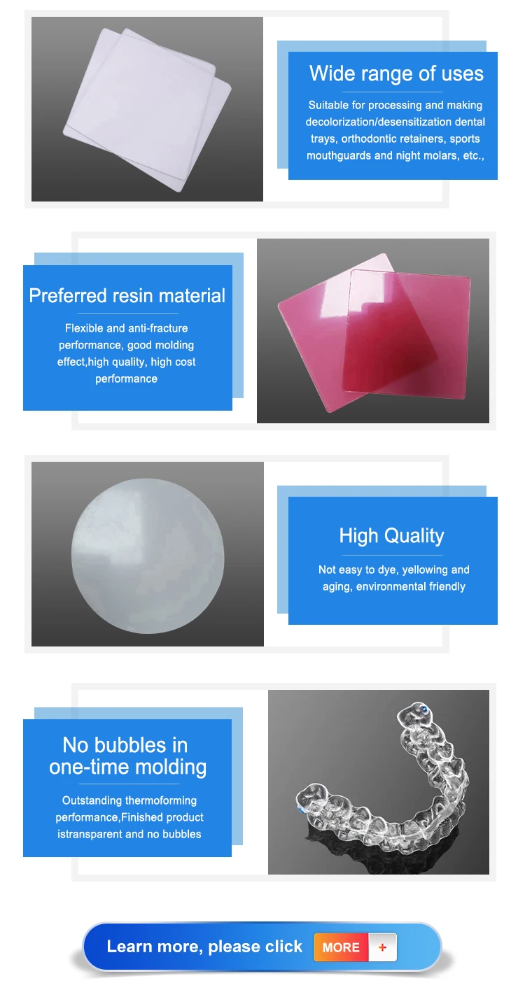 Ortho Aligner Kit - Dental Coping Sheet TPU Vacuum Former