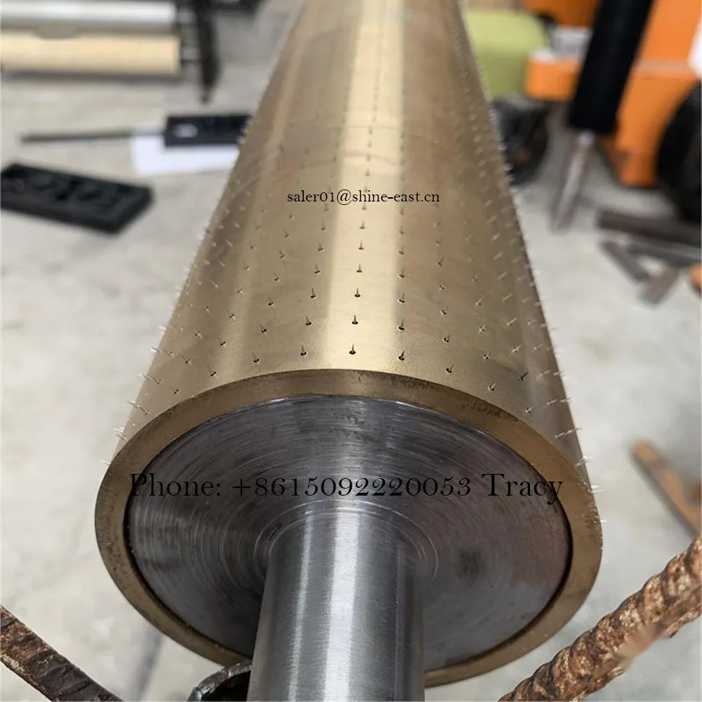 Mini Micro Perforator Pinned Roller Leather Perforated Machine