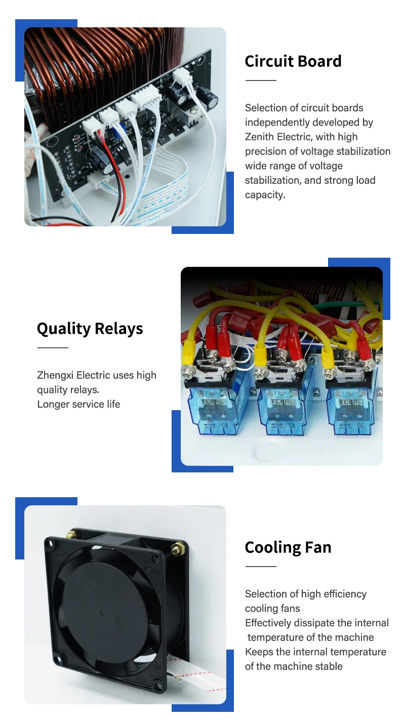 Oem Lcd Display 2kva 3kva 5kva Avr 220v Ac Automatic Input Voltage 80-260v Voltage Regulators ...