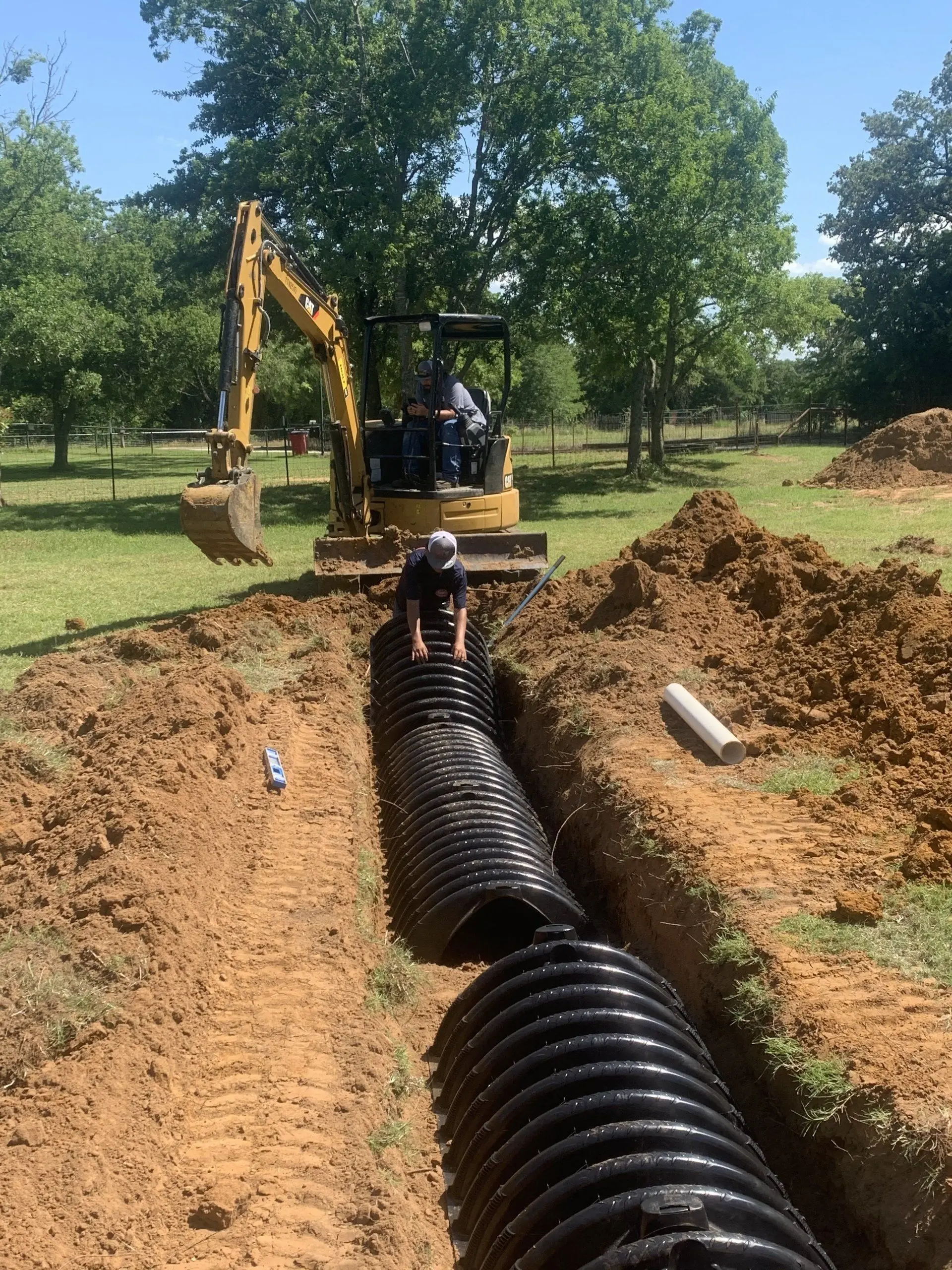 HDPE Steel Wire Reinforced Spiral Double Wall Drain Pipe