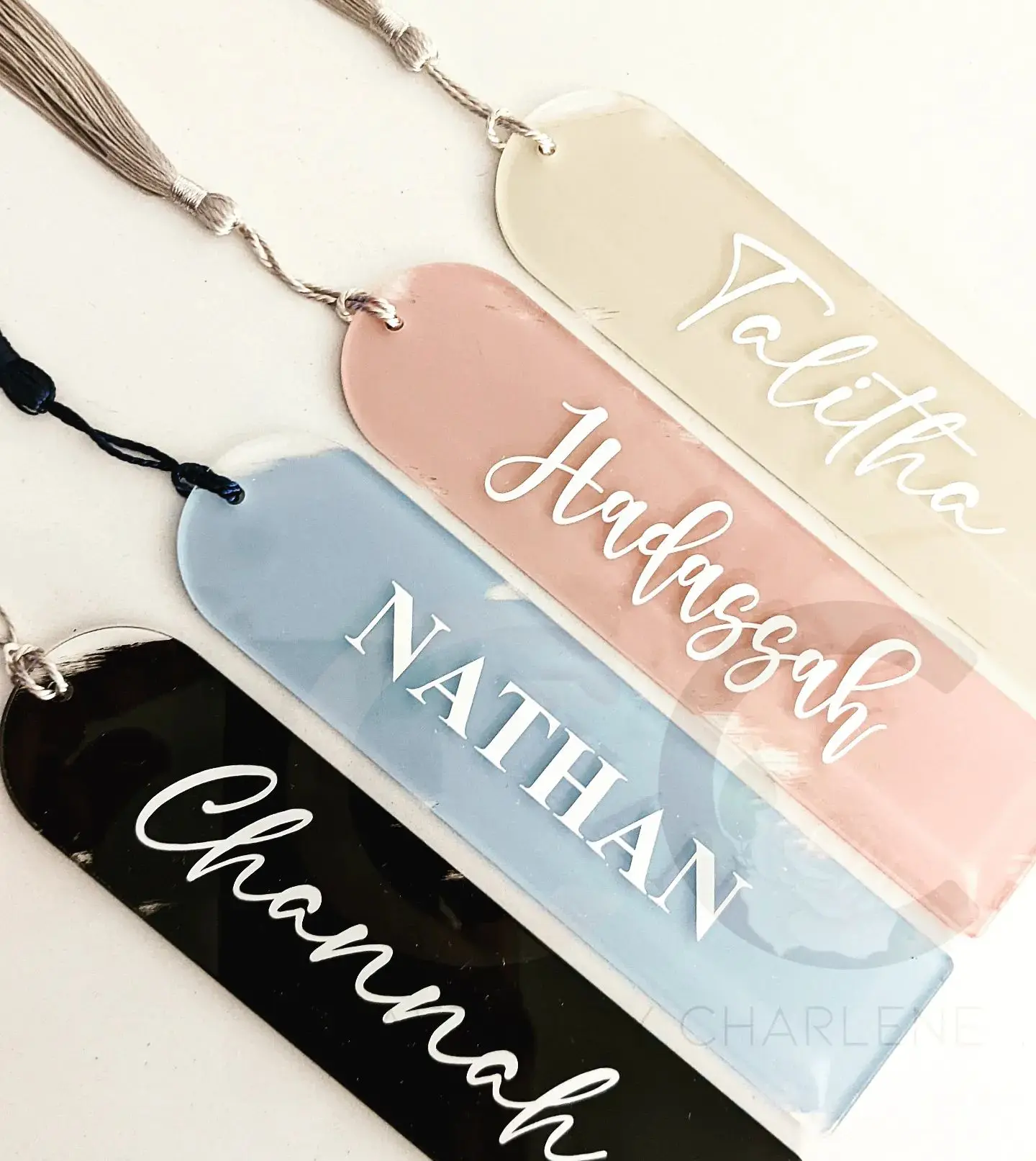 Acrylic bookmark for gift custom shape custom logo with tassel| Alibaba.com