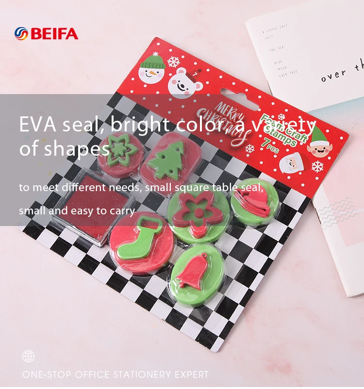 6pcs/set Kids Eva Stamps Children Student Educational Drawing Toys Set ...