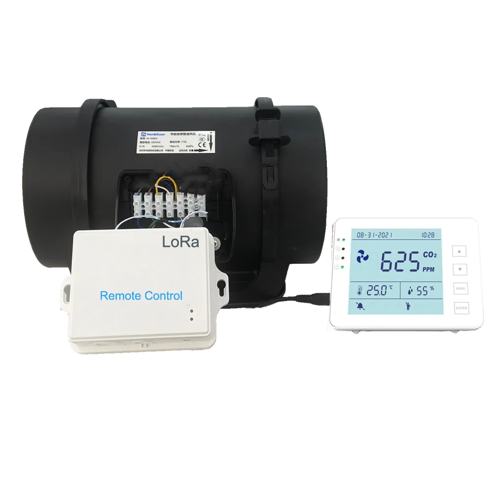 Lora Co2 Controller Wireless Remote Control Iaq Carbon Dioxide Monitor ...