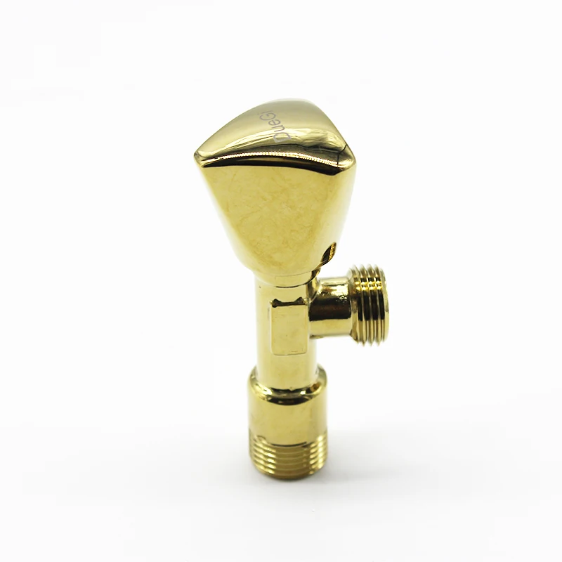 Brass Angle Valve Sanitary Valve Golden Color Black Color - Buy Angle ...
