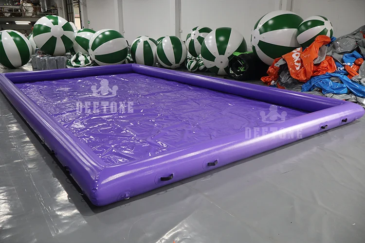 Above Ground Pools Inflatable Water Pool Purple Inflatable Swimming for ...