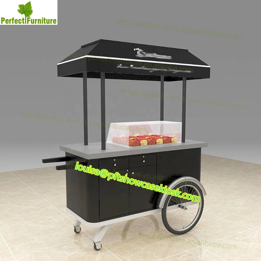 Outdoor Mobile Commercial Furniture - Street Snack Bike Food Cart