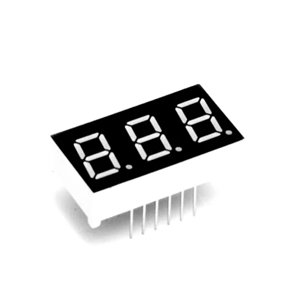 3 Digit Seven Segment Display - 0.4 LED Module for Advertising