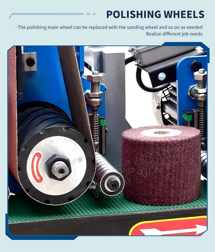 New Automatic Metal Sanding & Polishing Flat Grinding Machine with Disc ...