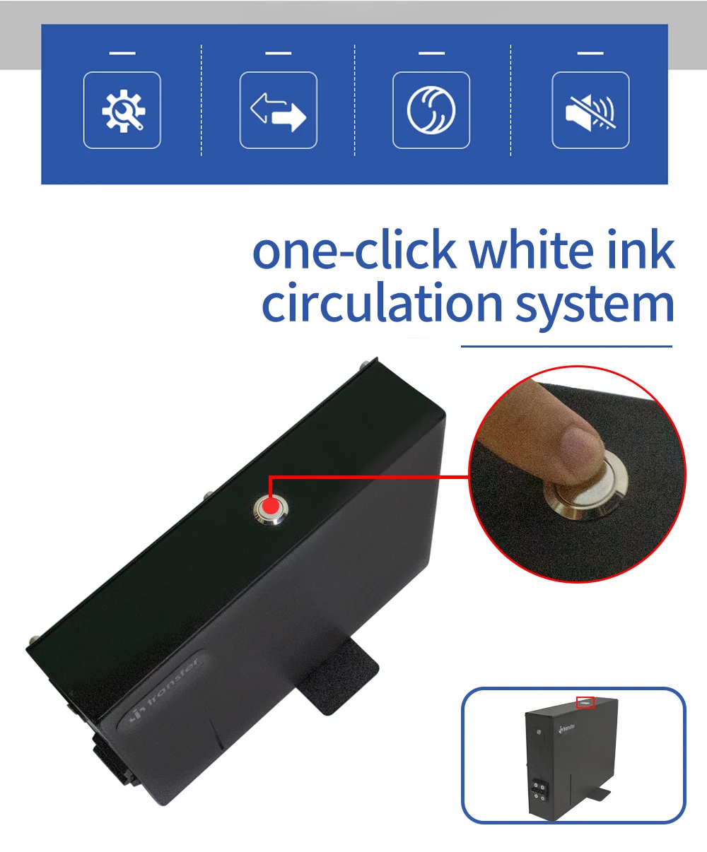 White Dtf Printing Inks Circulation System Pump For Dtf Printer L1800 ...
