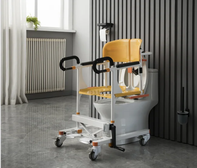 Portable Disable Patient Transfer Commode Chair Toilet Chair - Buy ...
