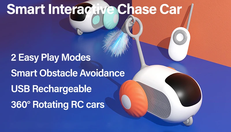 Funny Smart Interactive Cat Toy - Automatic Mouse Chaser