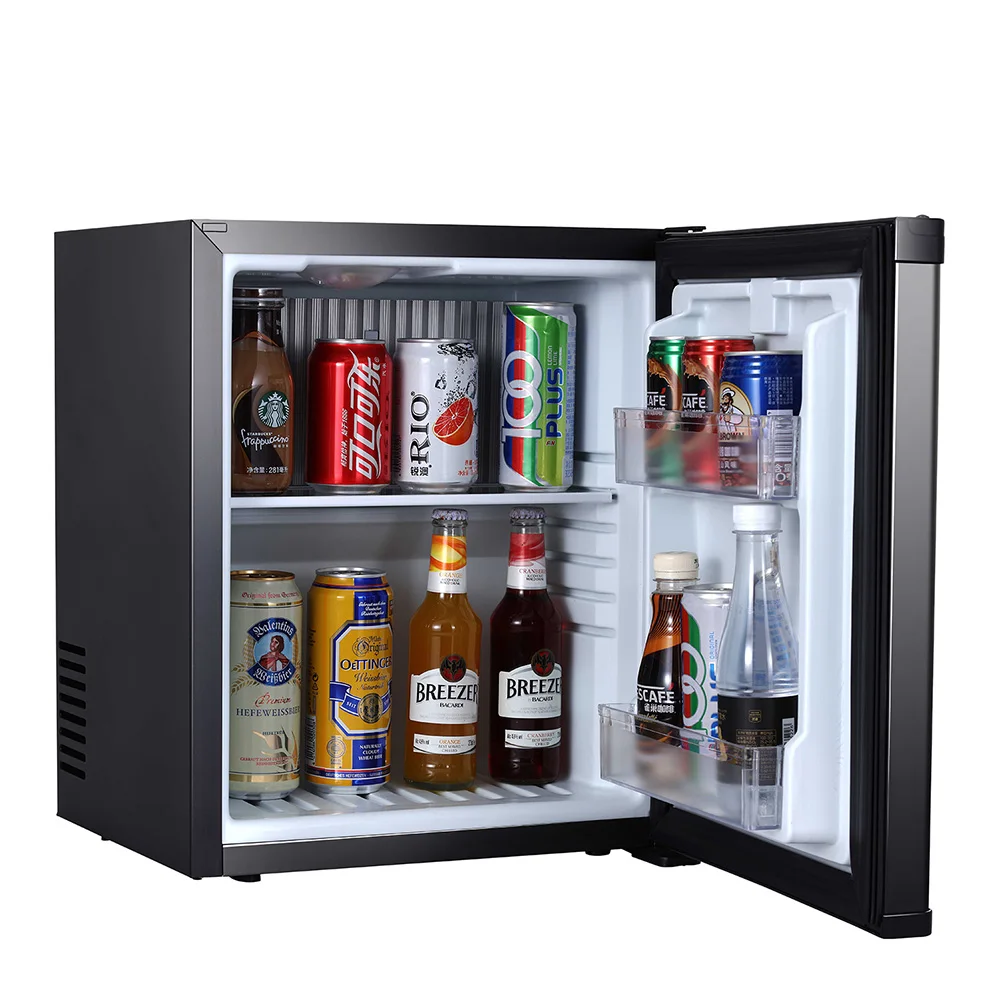 25L Custom Mini Bar Refrigerator with LED Light | Absorption Cooling ...