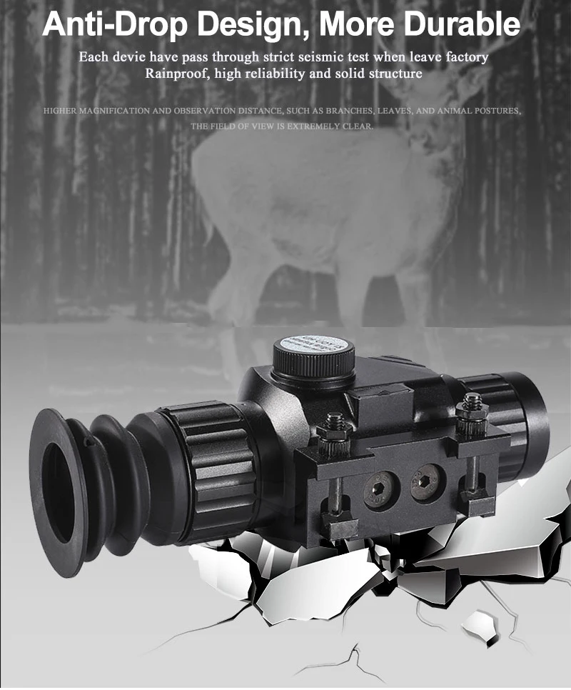 Long Range 35mm 54mm Infrared Night Vision Thermic Hunting Amge Optics ...