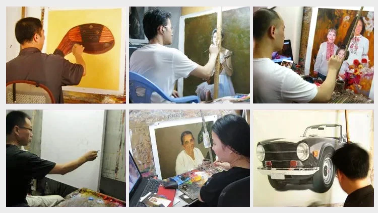 Professional Realistic Handpainted Portrait Oil Paintings From Photos ...