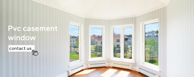 European Design Double Glass Soundproof Upvc Casement Window Vinyl ...