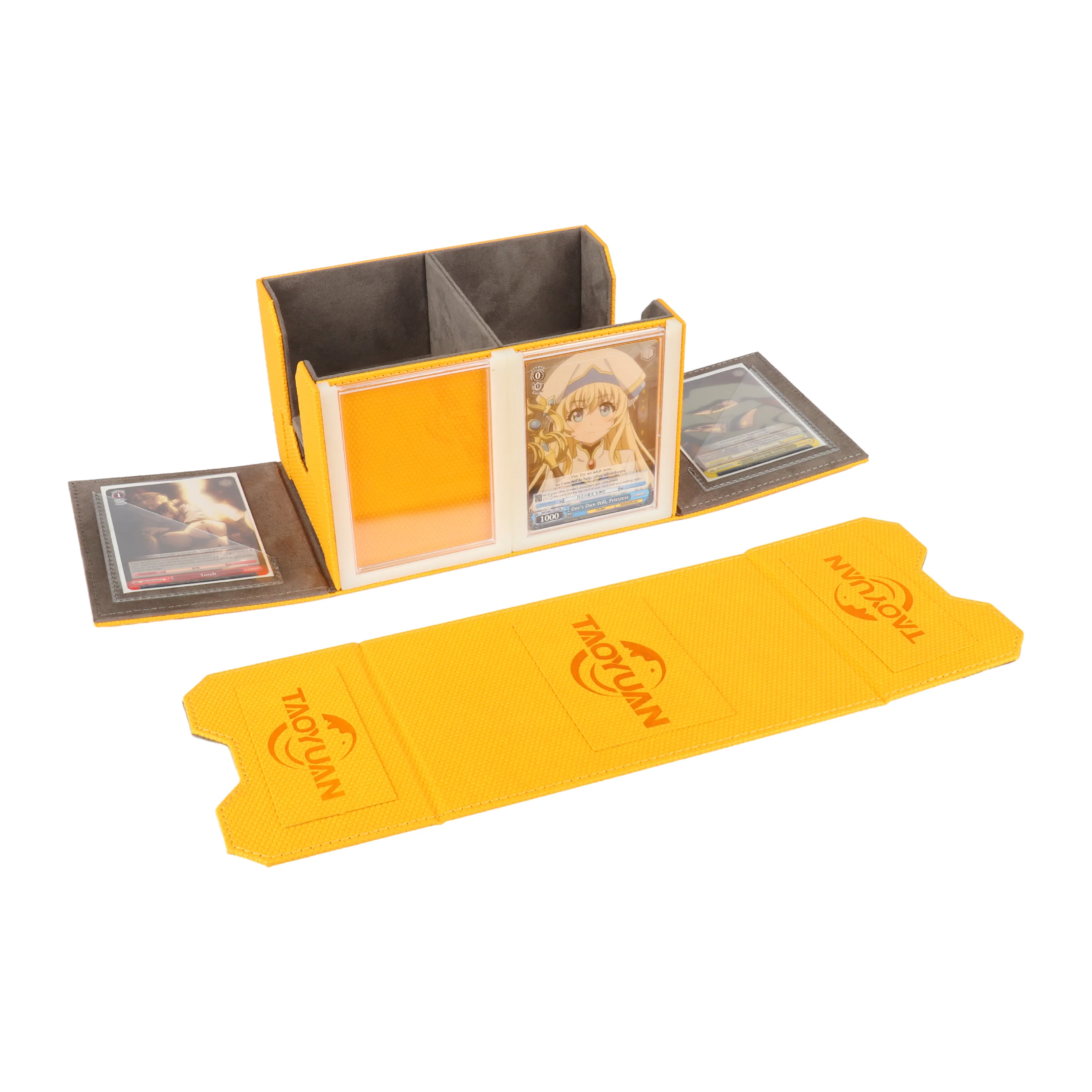 Custom Made Gamegenic Slide Card Case Deck Box - Premium Leather