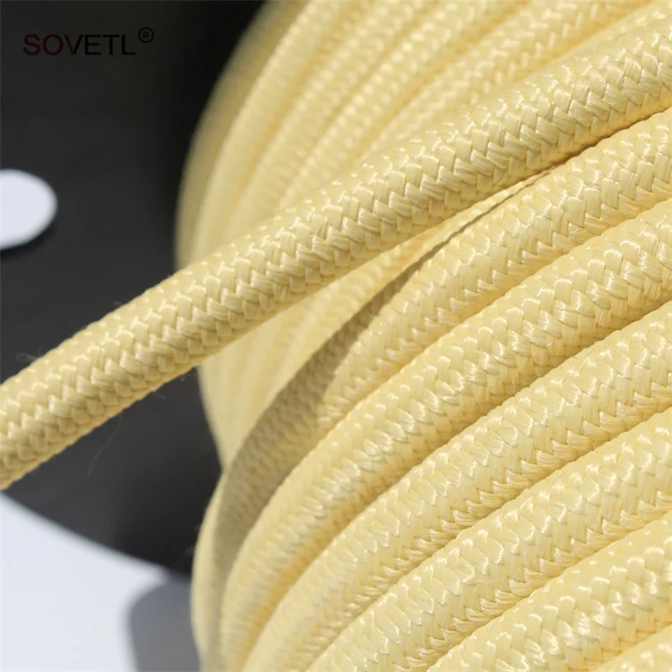 6mm 8mm 10mm 12mm 16mm 20mm Aramid Rope Strong Flame Retardant ...