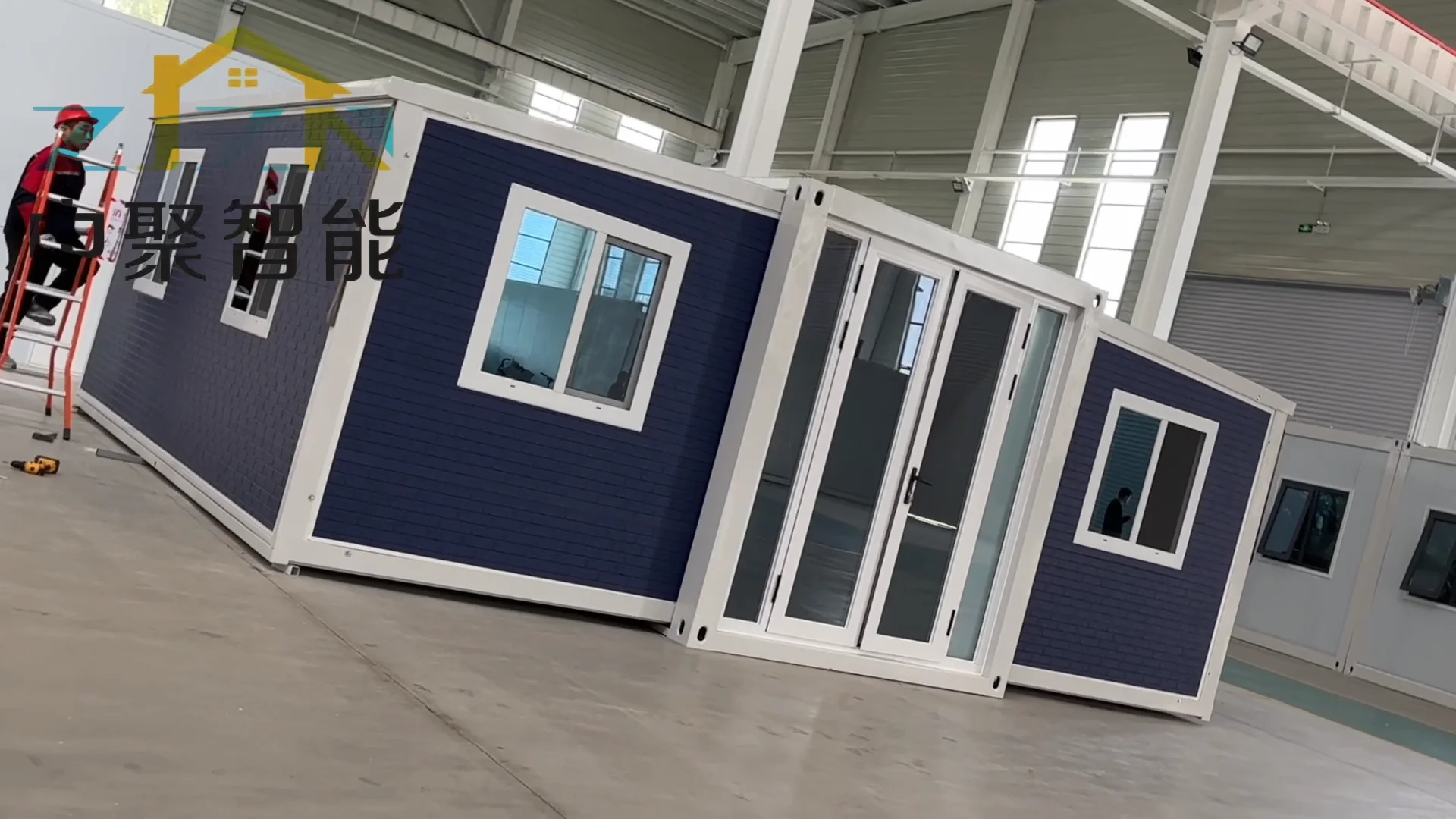 High Qube Black Prefab Steel Structure Homes Houses Mobile Expandable ...