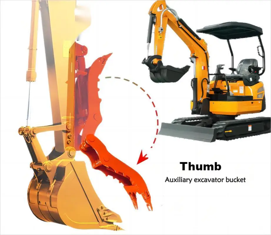 9kw/12.5 Hp Backhoe 0.8t Construction Digging Trenches Earthwork ...