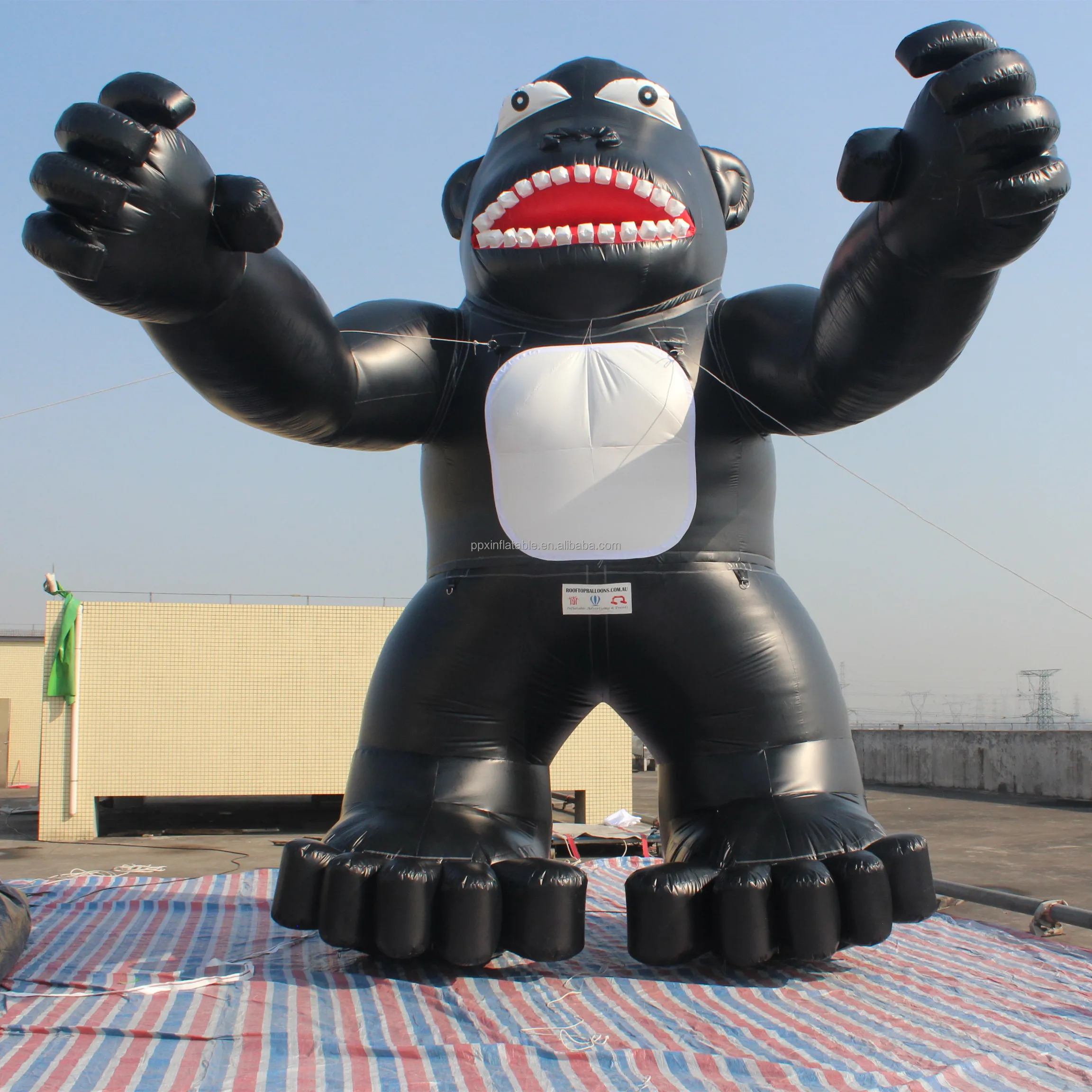Inflatable gorilla high Giant Inflatable cartoon gorilla for ...