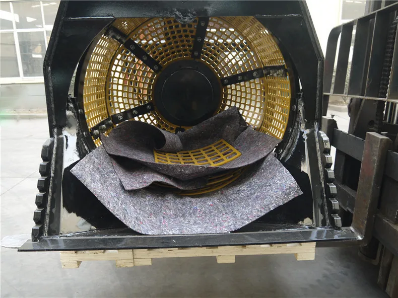 RSBM Mini Excavator Attachment Sieve Bucket Rotating Screening Bucket ...
