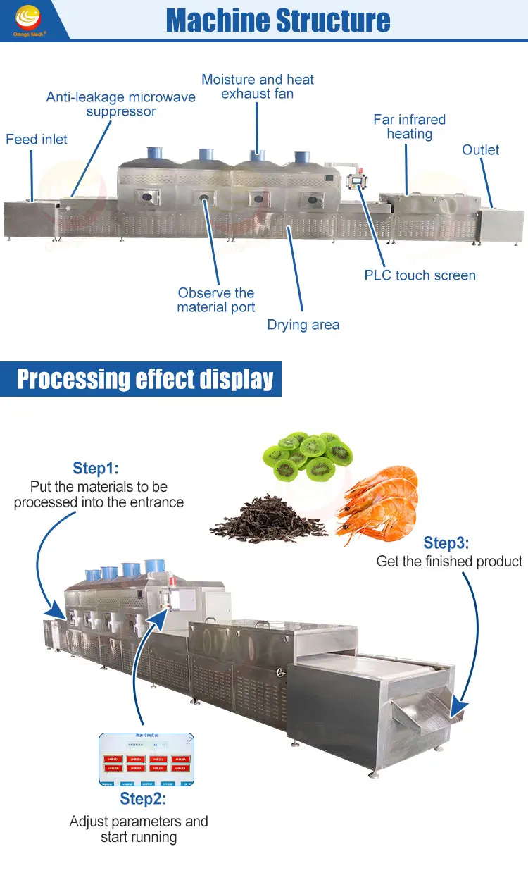 Industrial Black Soldier Fly Larvae Dryer Sterilizer Equipment Tunnel ...