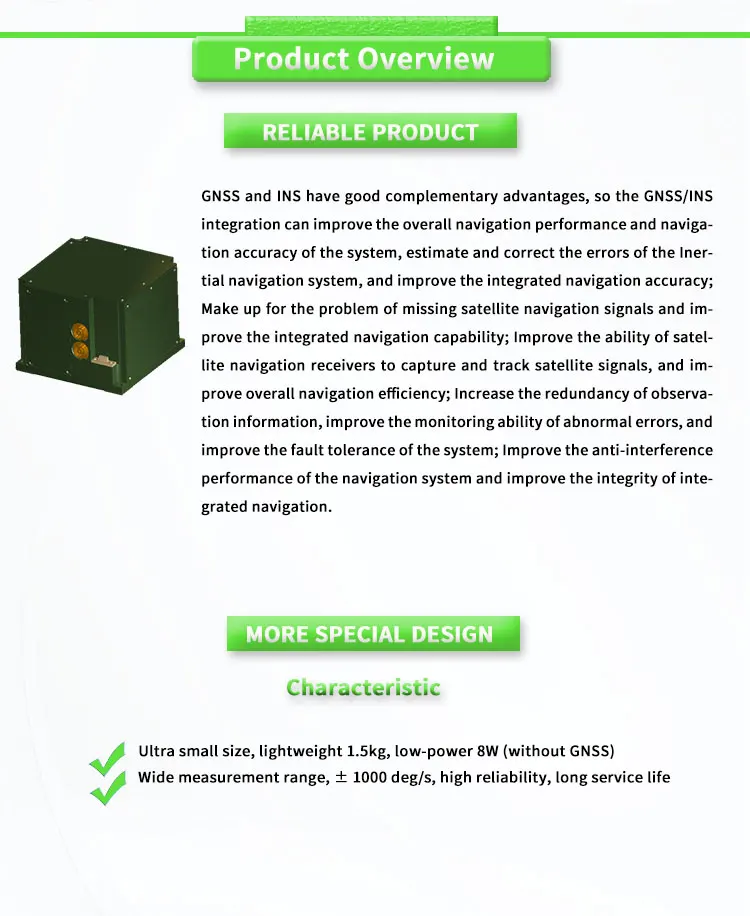 Univo Ubts900y Intelligent Navigation Gyroscope Sensor Fiber Optic Gyroscope Three Axis