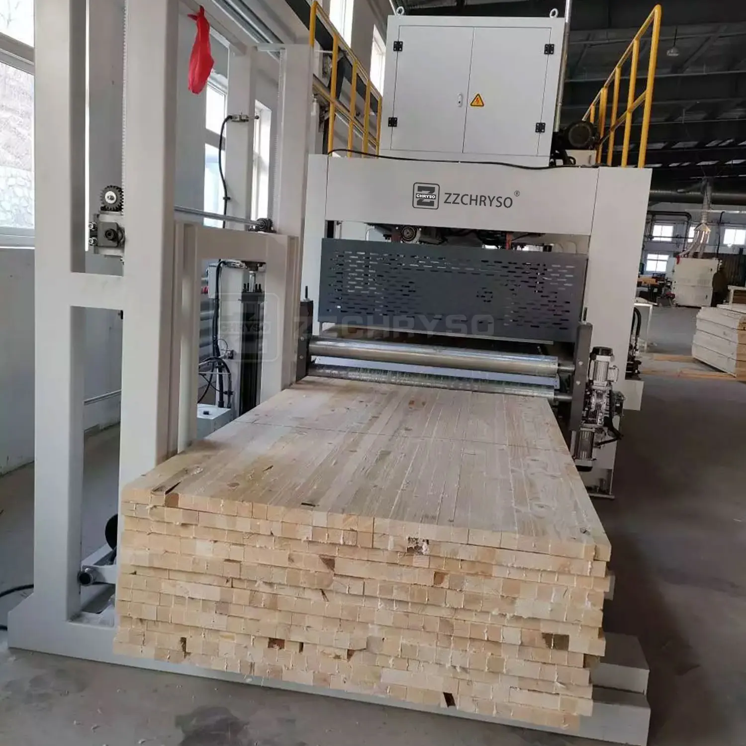 Thin Wood Board Joining Press Edge Gluing Finger Joint HF Machine