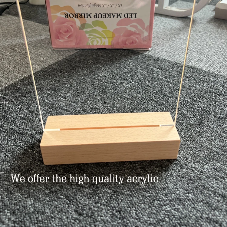 Customized Factory Acrylic Plaques with LED Lighting