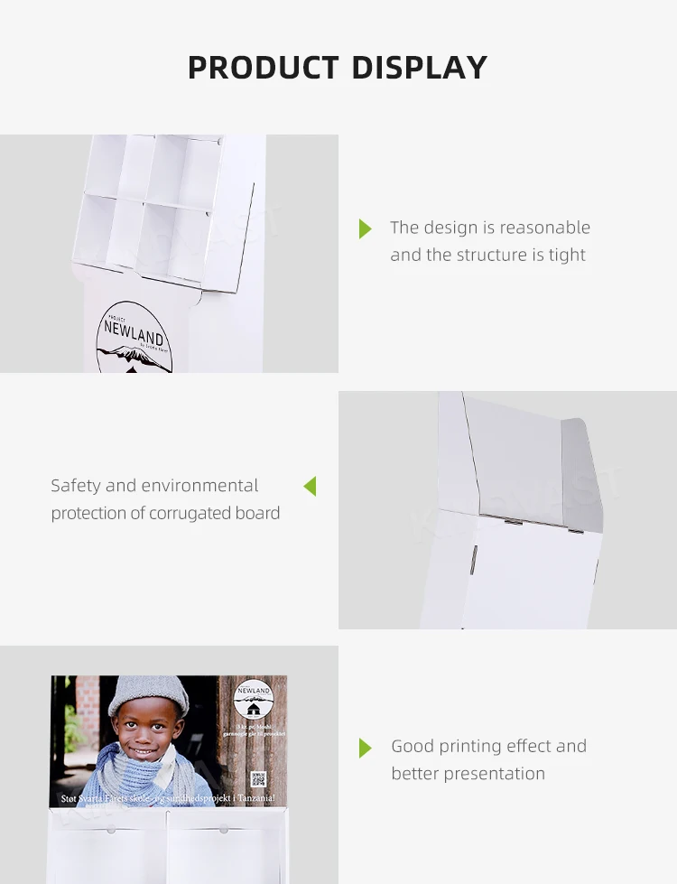 Custom Retail Cardboard Floor Pocket Cardboard Hat Display Stand - Buy ...