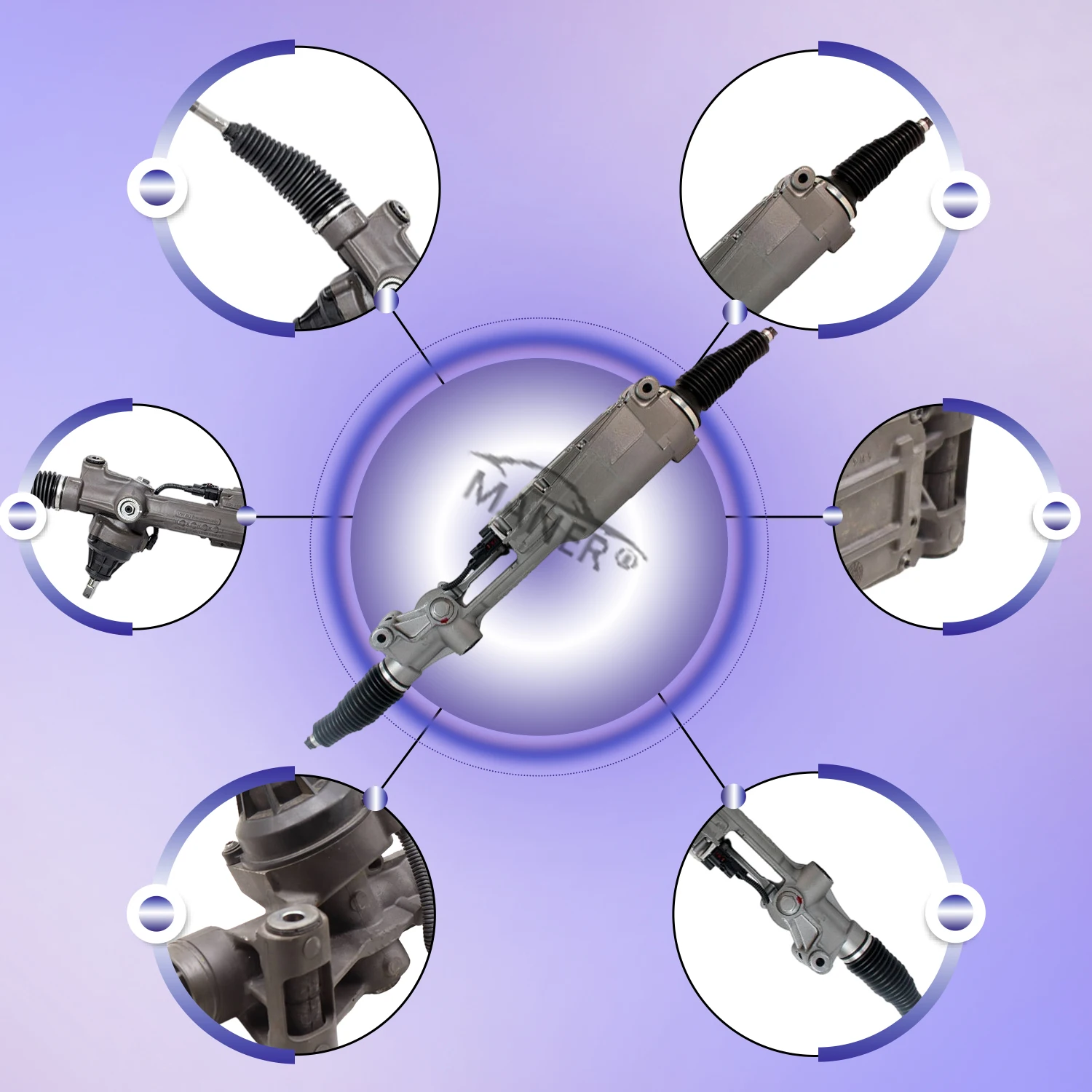 95B423055AF Steering Rack for porsche MACAN 2014 2015 2016 2017 2018 ...