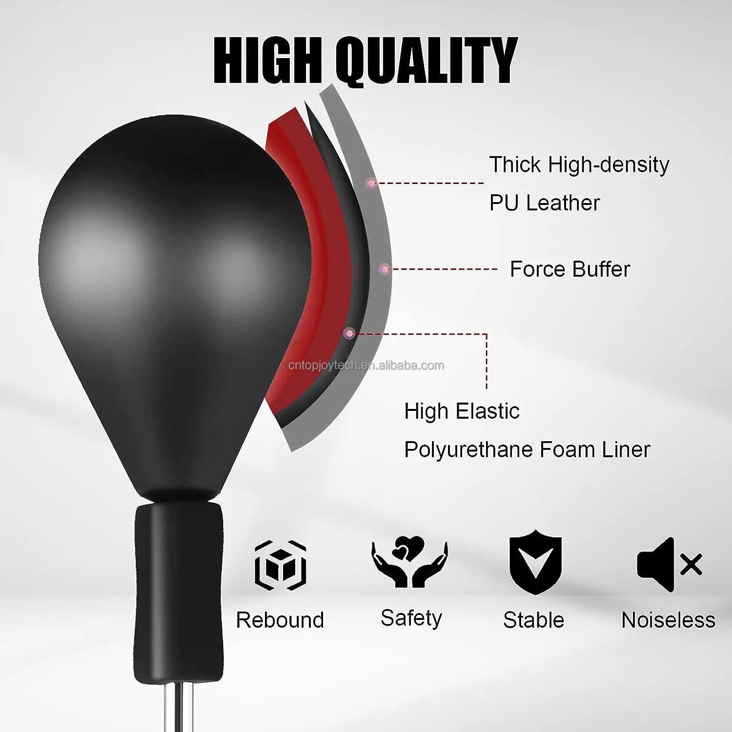 Adjustable Freestanding Boxing Reflex Punching Ball