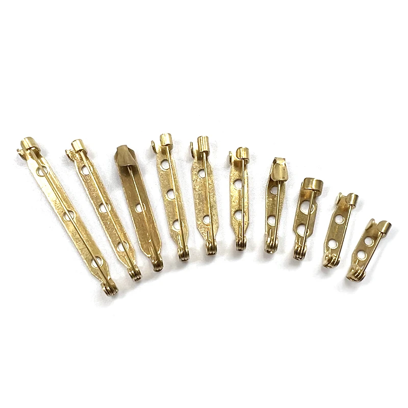 Hot Sale Metal Bar Pins Brooch Back Pin Solid Brass Safety Pin for ...