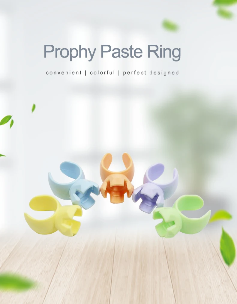 Dental Disposable Plastic Colorful Mixing Bowl Ring Prophy Paste Ring ...