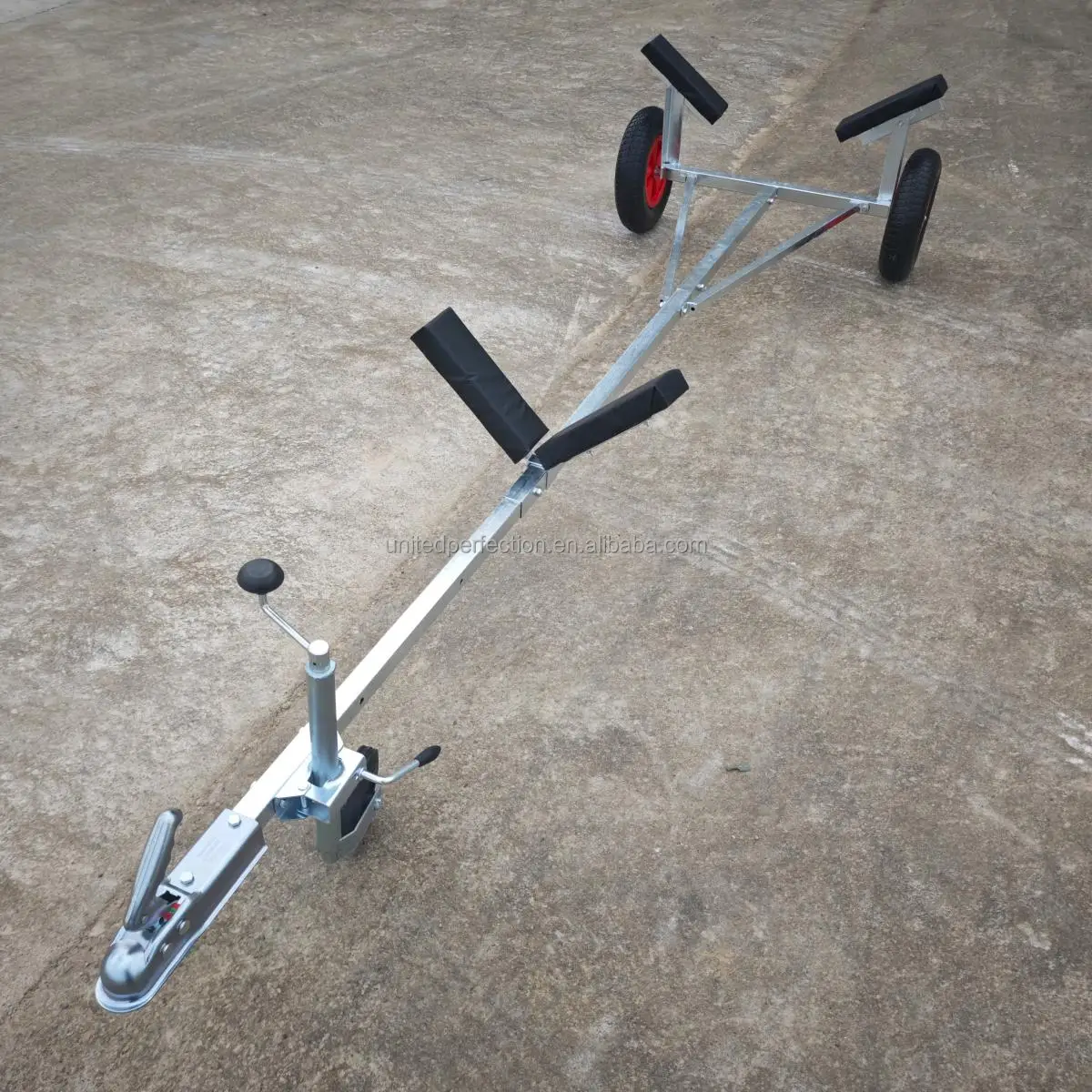2025 Folding Fishing Boat Trailer with Europe Coupler - Single Axle Hot ...