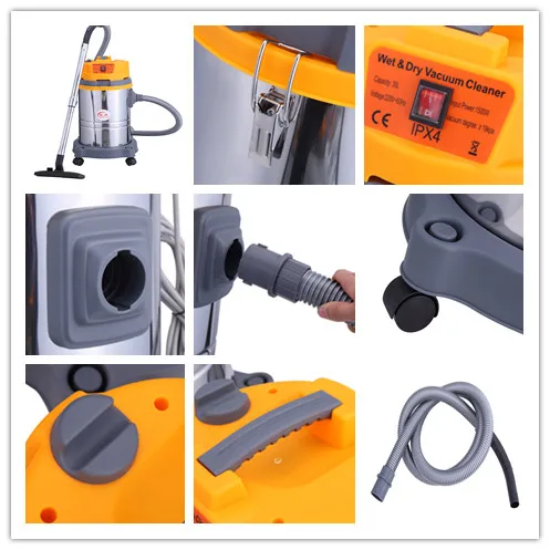 Robust 1500w Wet And Dry Vacuum Cleaner: Large 35l Capacity,Powerful ...