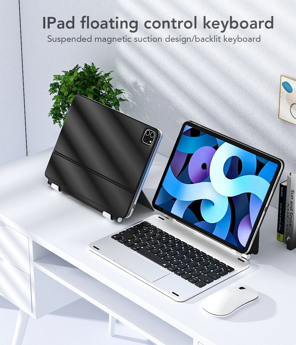 2023 New Custom Language Wireless Backlit Mute Metal Magic Keyboard ...