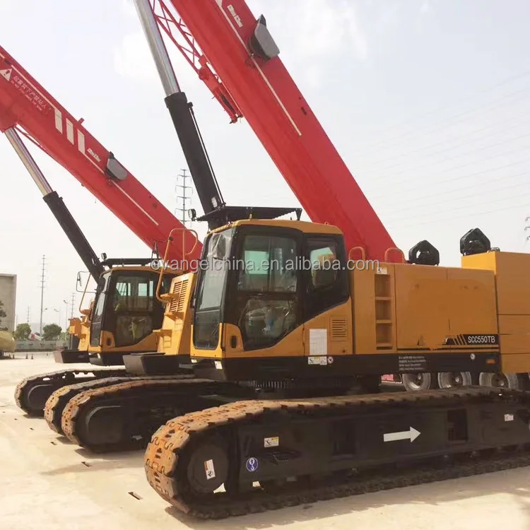 130 Ton Mobile Other Cranes Telescopic Boom Crawler Crane SCC1300TB ...