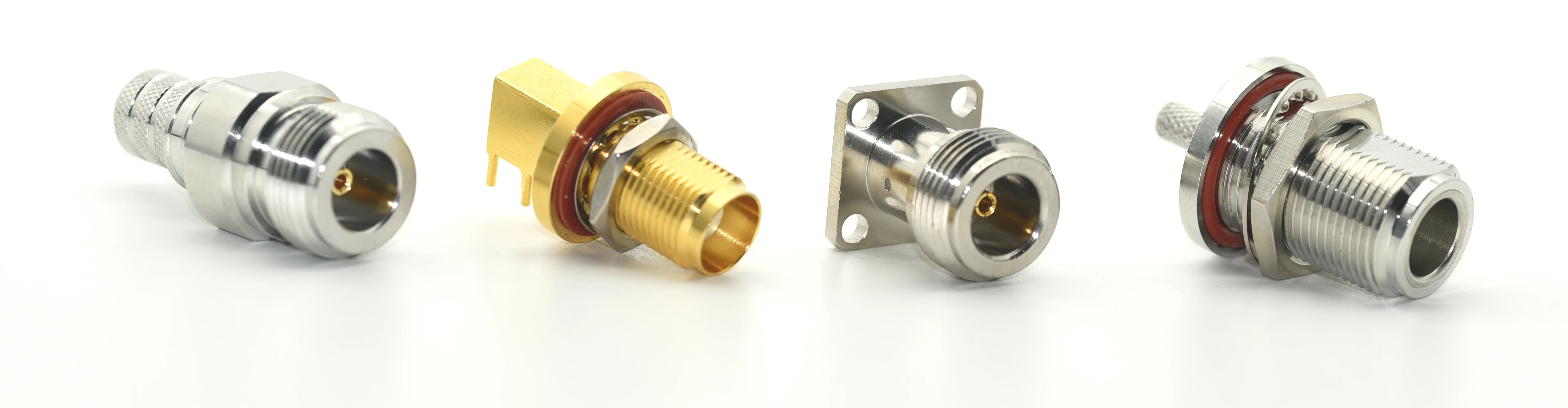 Raynool Precision RF Connector MMWave 2.92mm Female Flange Connector 4 Hole Flange Mount PIN ...