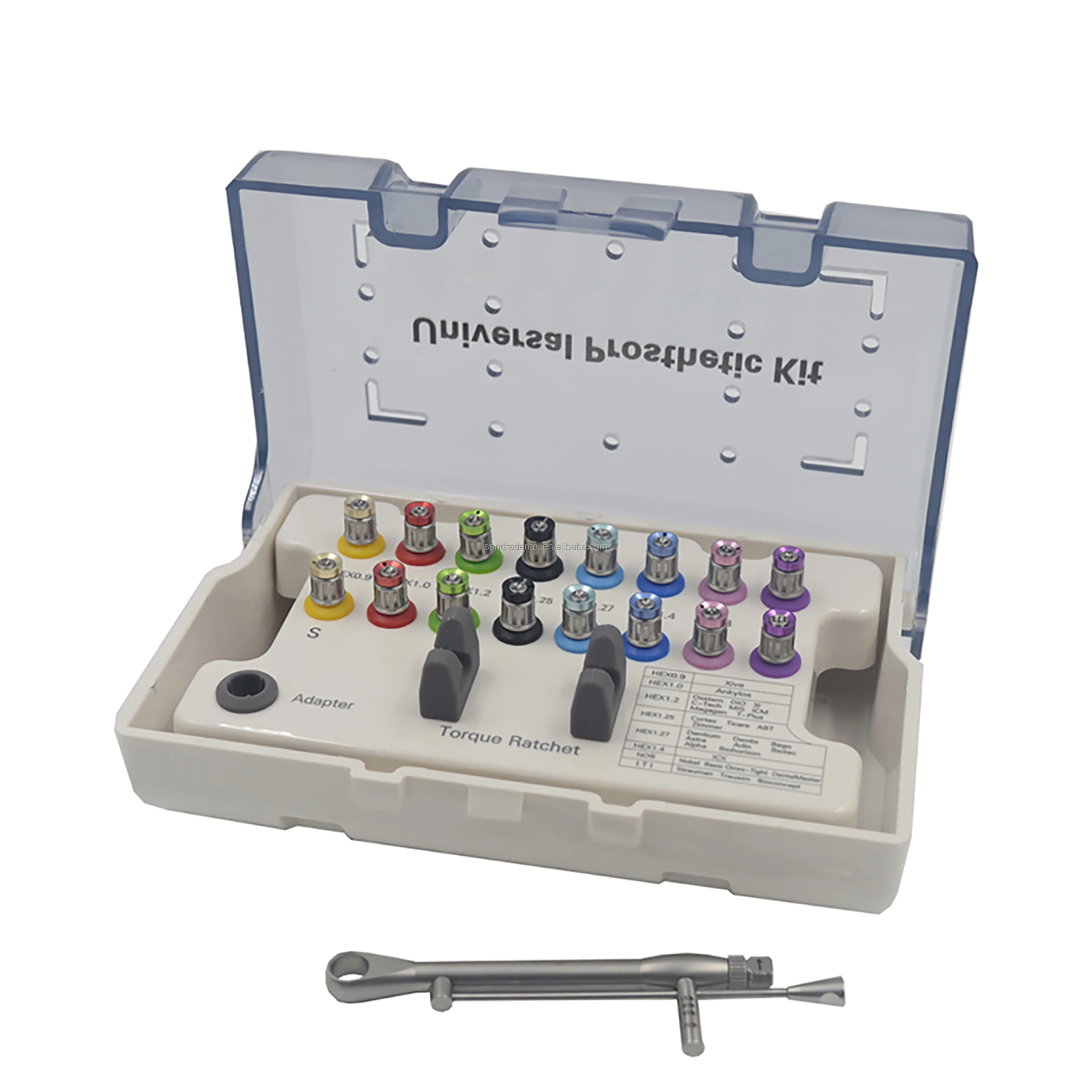 Dental Implant Repair Kit - Torque Wrench Prosthetic Tools