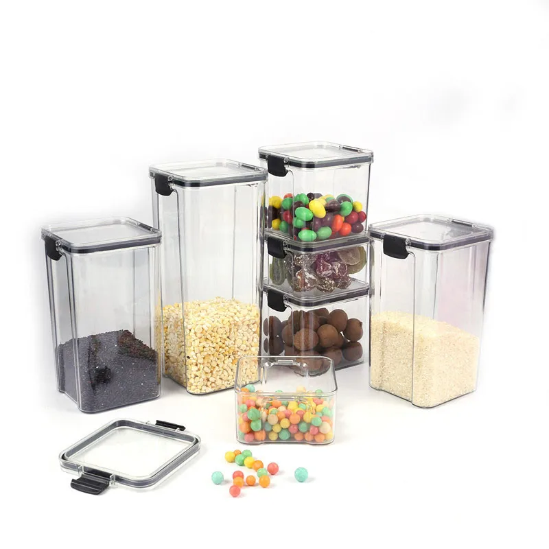 Plastic Airtight Food Storage Containers With Lids Energy Rice Food ...